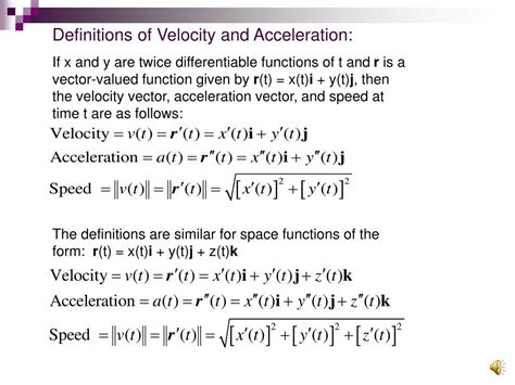 Ppt Vector Valued Functions Powerpoint Presentation Free Download Id3204991