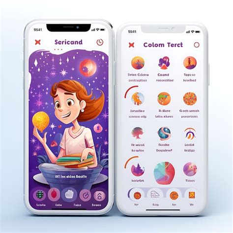 Premium Ai Image Mobile App Design Of Education Language Learning App