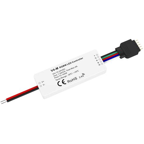 V M CH A DC V RGBW LED Mini RF Controller V M