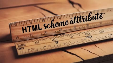 Html Scheme Attribute Codetofun
