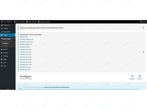Sitemap Pro Osclass Plugin Backoffice Osclass Plugins Osclasspoint