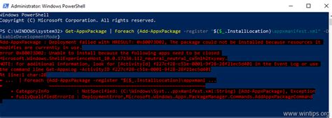 FIX Windows Shell Experience Host Deployment Failed With HRESULT X D Solved WinTips Org