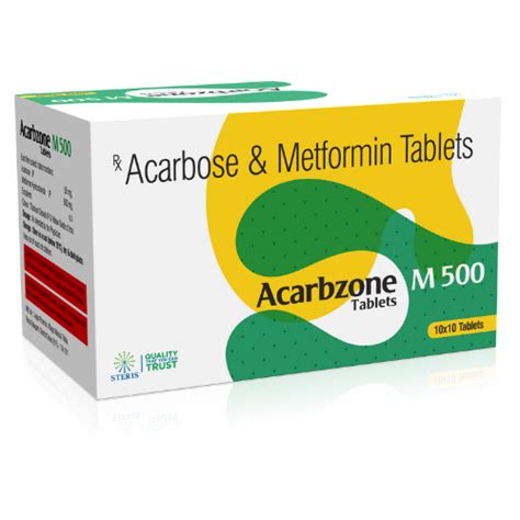 Tablets Acarbose Metformin At Best Price In Jaipur Steris Healthcare Private Limited