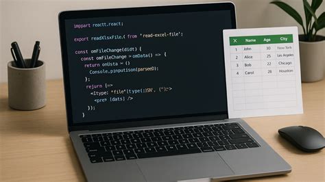 create a reusable excel import component in react for any project