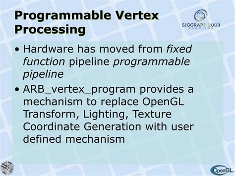 ppt performance opengl platform independent techniques or “a bunch of