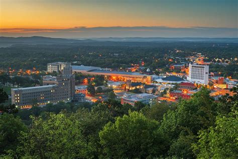 Hot Springs Arkansas Usa Town Skyline Photograph By Sean Pavone