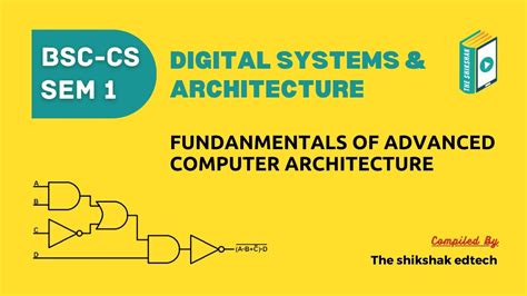 Fundamentals Of Advanced Computer Architecture Bsccs Bscit Youtube