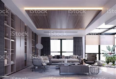 3d 렌더링 3d 그림 인테리어 장면 및 모형 거실 식당 및 가정 정원 0명에 대한 스톡 사진 및 기타 이미지 0명 가구 가정 주방 Istock