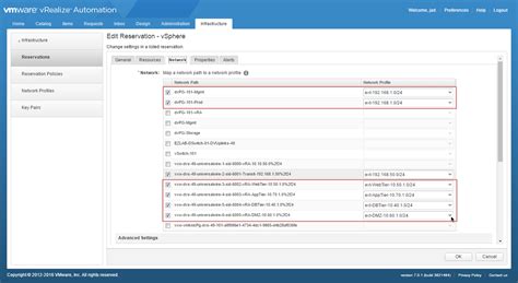 Adding A Network Selection Drop Down In Vra 7