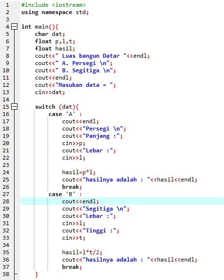 Percabangan Dan Perulangan Pada C ~ Welcome