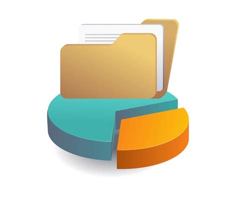 Premium Vector Percentage Analysis Of Data Storage On Server Computers