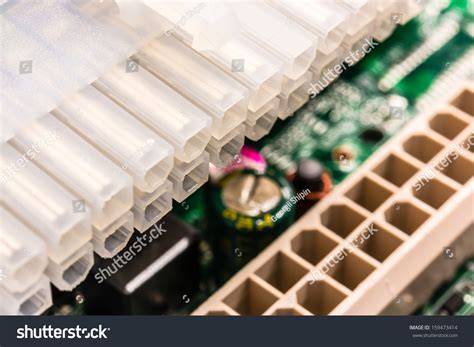 Connection Computer Main Power Socket Closeup Stock Photo Shutterstock