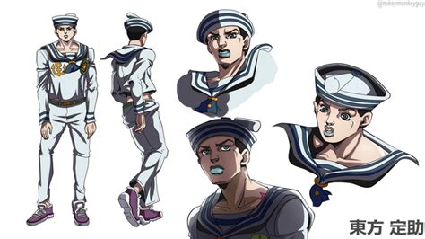 Fanart Josuke Gappy Higashikata Fanmade Anime Key Art Design