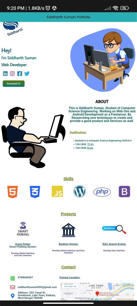 siddharth suman on linkedin internship webdevelopment websitedesign