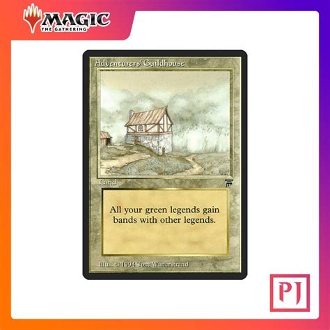 Mtg Adventurers Guildhouse Leg Land Rare Normal Eng Magic
