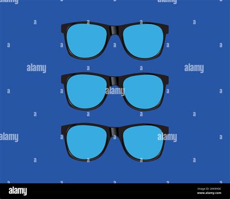 Realistic Vintage Sunglasses Isolated Vector Illustration Stock Vector Image And Art Alamy