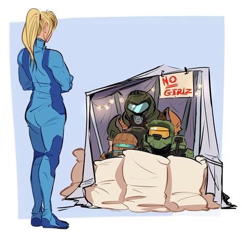 Samus Aran Doomguy Master Chief And Isaac Clarke Metroid And 4 More