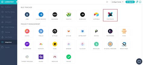 YouTrack Integration LambdaTest
