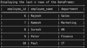 Pyspark Show Dataframe Displaying Dataframes In Pyspark