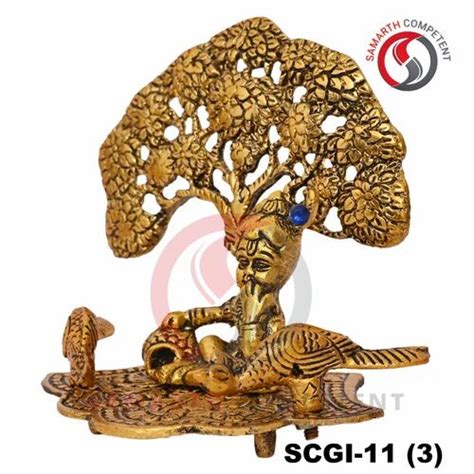 Aluminium Laddu Gopal Kadam Idol Sizedimension 12x13x9 Cm At ₹ 135