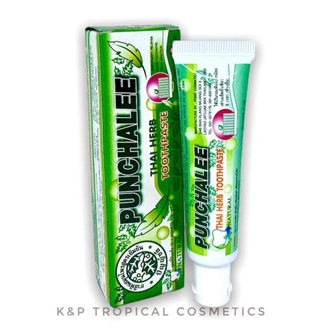 PUNCHALEE Thai Herb Toothpaste 35 g., Знаменитая тайская зубная паста ...