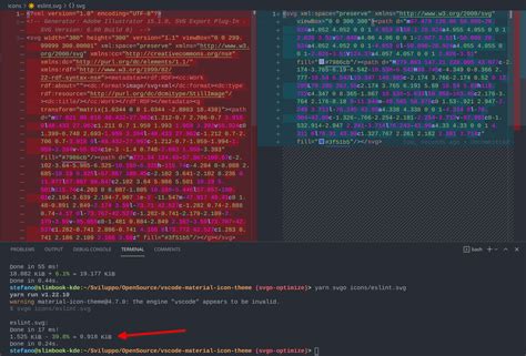 add a svgo script to clean and minify svg files · issue 1125 · material extensions vscode