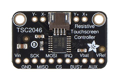 Resistive Touchscreen Controller Tsc2046 Spi Adafruit 5767