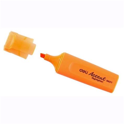 Highlighter Chisel Tip Mm Pc Bright Orange Deli