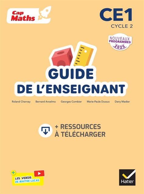 Cap Maths Ce1 Ed 2025 Guide De Lenseignant Editions Hatier