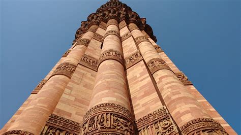 Culture Qutb Minar India Landmark Oreiental History Attraction