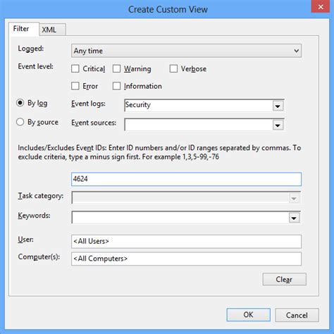 Filtering Windows Event Log Using XPath BackSlasher