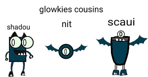 Mixels Glowkies Cousins By Mixjax On Deviantart