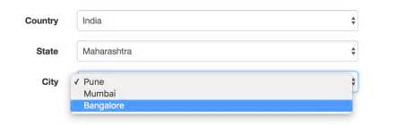 Angularjs Angular Cascading Dropdown Behaviour For Single Select Box Stack Overflow