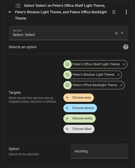 How To Set Lifx Light Theme In Homeassistant Manually And In Automations