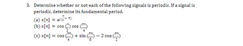 Solved Determine Whether Or Not Each Of The Following Chegg
