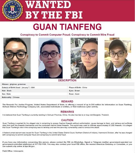 China Based Hacker Charged For Conspiring To Develop And Deploy Malware That Exploited Tens Of