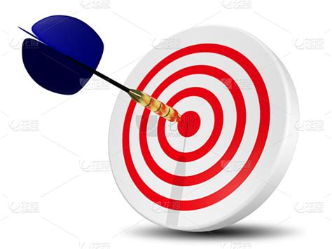 镖 靶子 水平画幅 进行中 绘画插图 抽象 背景分离 红色 计算机制图 白色