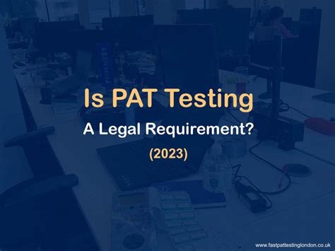 Is PAT Testing A Legal Requirement