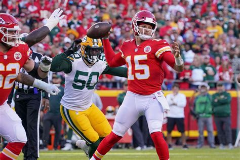 Sunday Night Football Kansas City Chiefs Vs Green Bay Packers Hogs Haven
