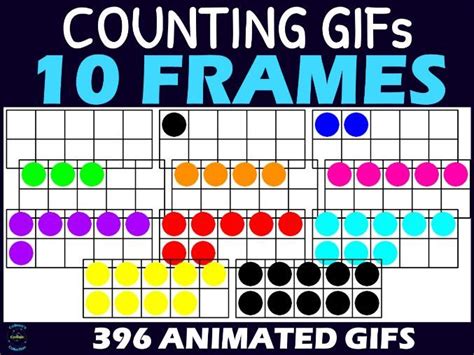 Counting 10 Frame S Animated Clipart Ten Frames Clip Art Teaching Resources