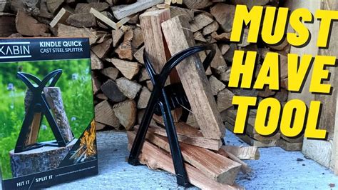 Fast And Easy Kindling Splitter Kabin Kindle Quick Log Splitter Manual Splitting Tool Review