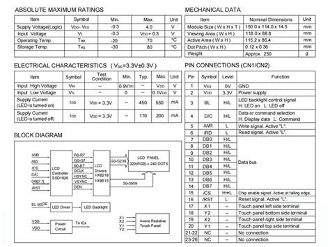 RGB TFT Display X Px Bit SSD Controller With Arduino Displays Arduino Forum