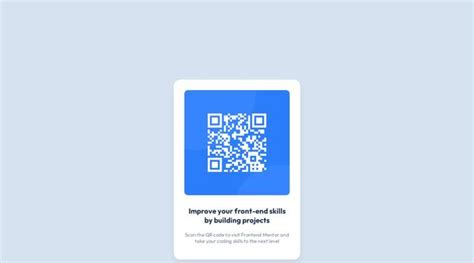 Frontend Mentor Qr Code Component Using Html And Css Flexbox Coding Challenge Solution