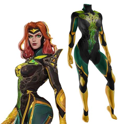 Marvel Rivals Phoenix Jean Grey Default Suit Costume Bodysuit Jean
