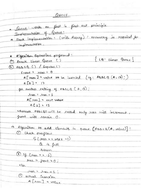 data structures queue linked list sorting notes pdf algorithms and data structures