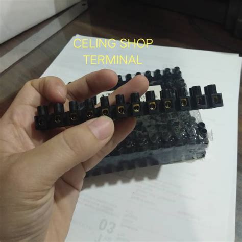 Jual Terminal Penyambung Kabel Listrik Blok Block 6mm 6a Kecil Shopee Indonesia