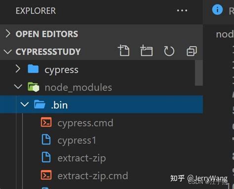 node modules 文件夹下 bin 隐藏文件夹的作用 知乎