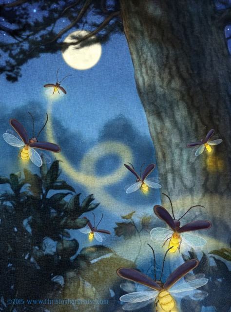 Discover 27 Firefly Drawing And Glowing Insect Illustration Ideas