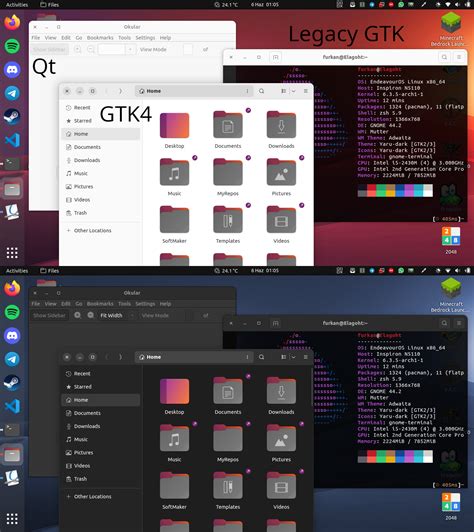 Finally I Can Uniform All Qt And Gtk Apps And Make Daynight Theme