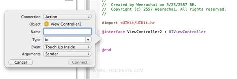การเชื่อมโยง Segue And View บน Storyboard ของ Xcode 5 Ios 7